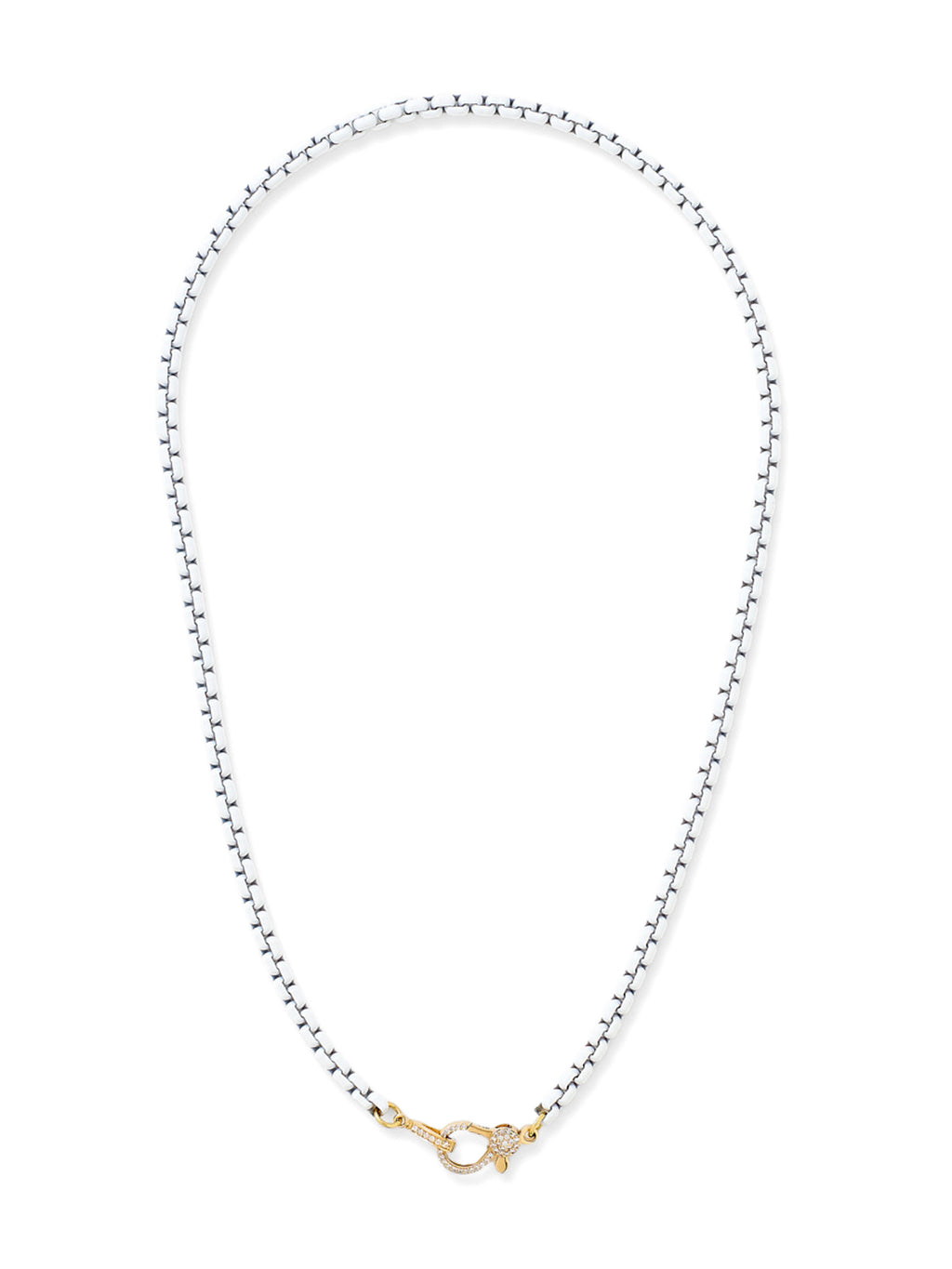 Beatriz Werebe | White Graffiti Chain – Kirna Zabête