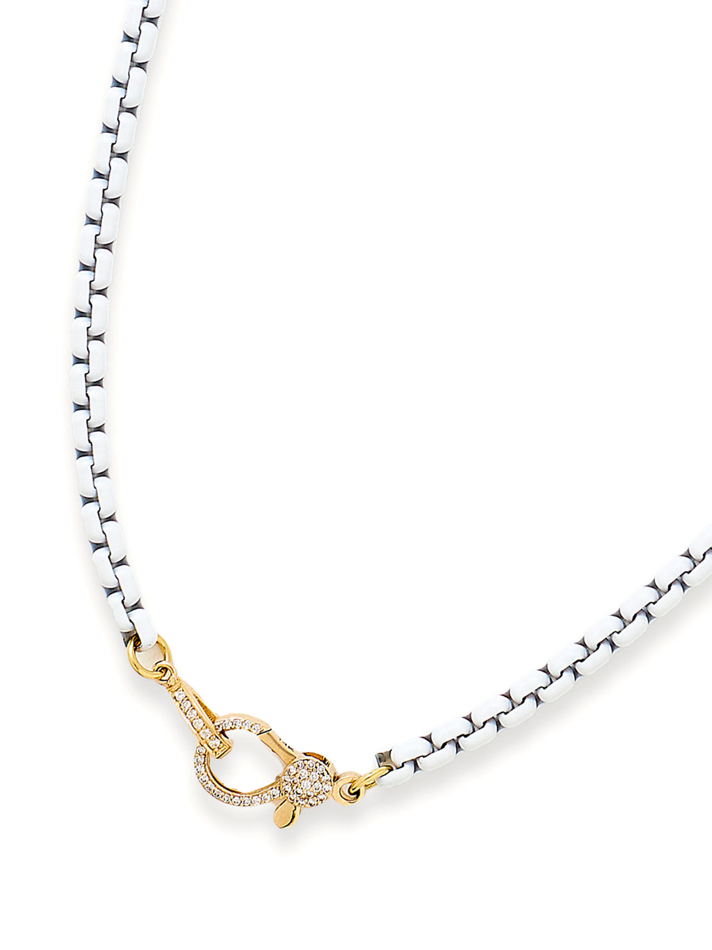 Beatriz Werebe | White Graffiti Chain – Kirna Zabête