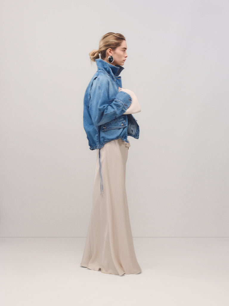 Brandon Maxwell | Harper Denim Balloon Jacket – Kirna Zabête