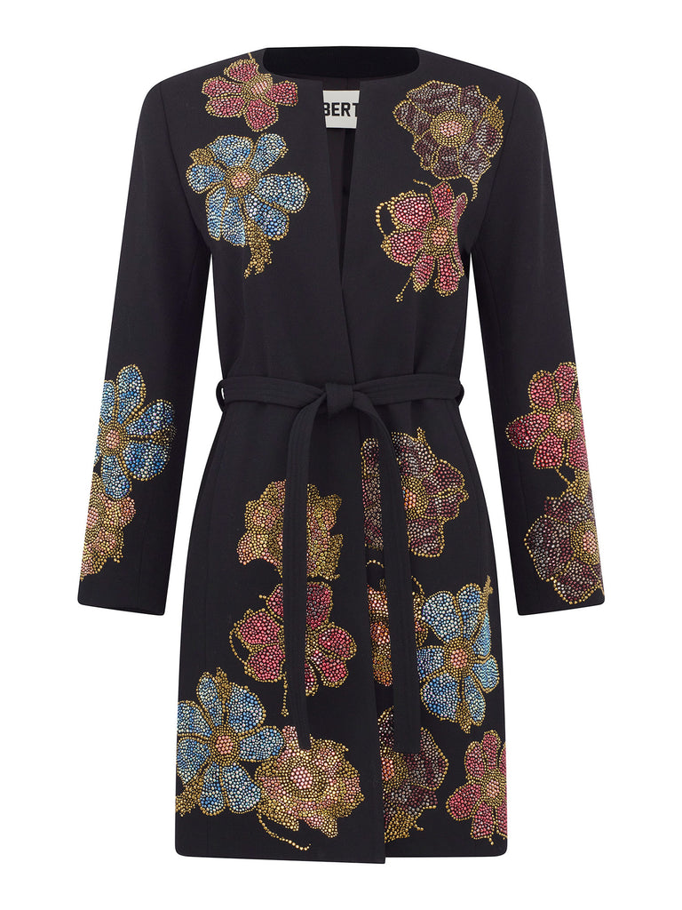 Libertine | Fleur d'Or Belted Collarless Coat – Kirna Zabête