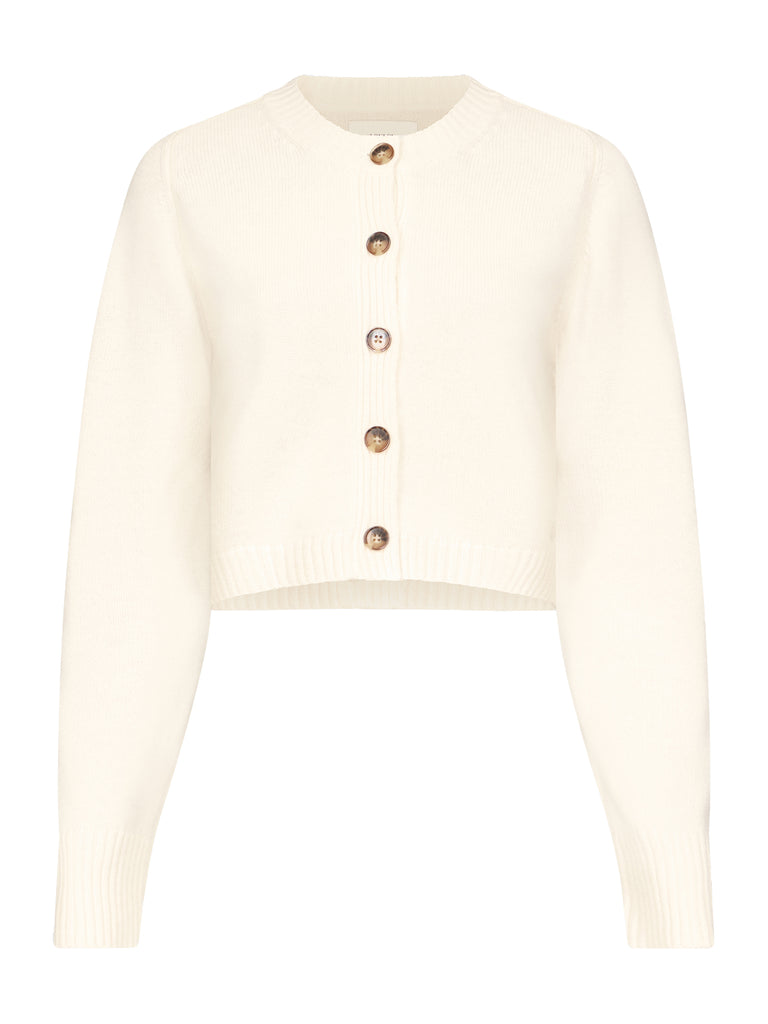 Loulou de Saison| Zephir LDS Cashmere Cropped Cardigan – Kirna Zabête
