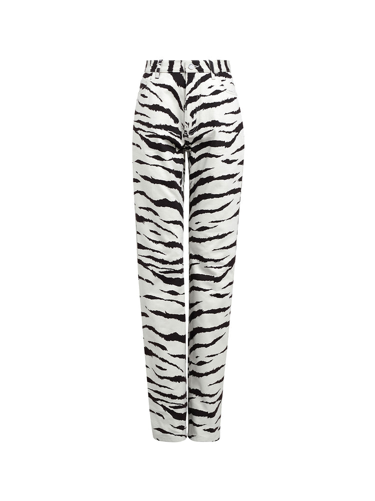 Tiger Print Jeans – Kirna Zabête