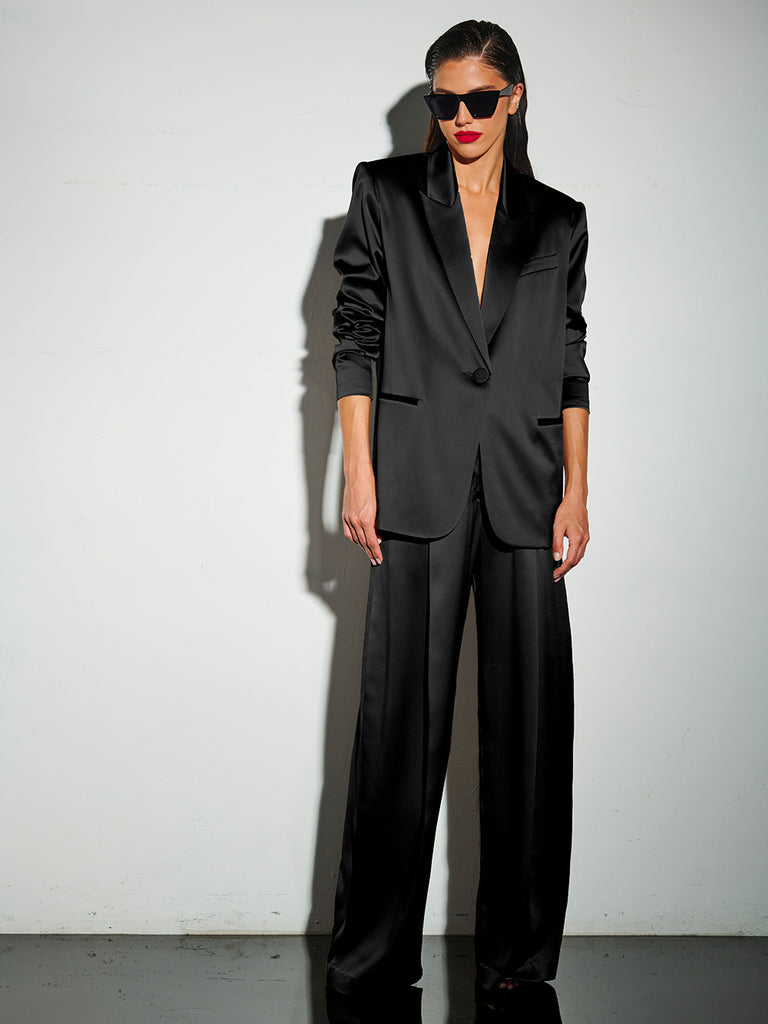The Sei | Oversized Silk Blazer – Kirna Zabête