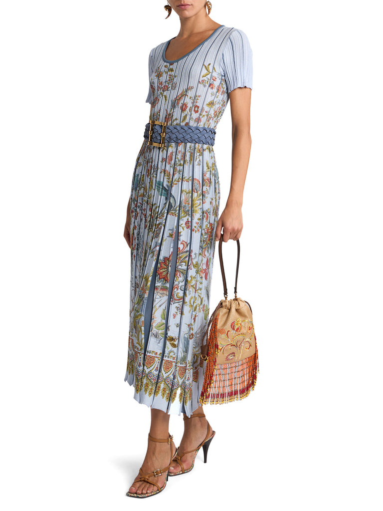 Etro | Paisley Pleated Knit Midi Dress – Kirna Zabête