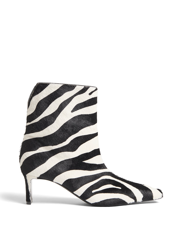 Khaite | Zebra Haircalf Ona Ankle Boots – Kirna Zabête