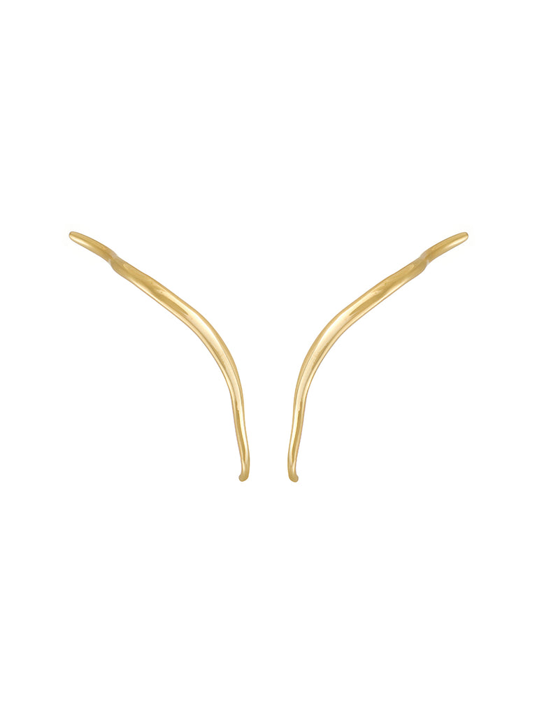 VERACHI | Yellow Gold Etéreo Earrings – Kirna Zabête